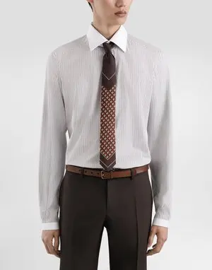 Dolce & Gabbana Micro-design And Logo Jacquard Tie - Multicolor
