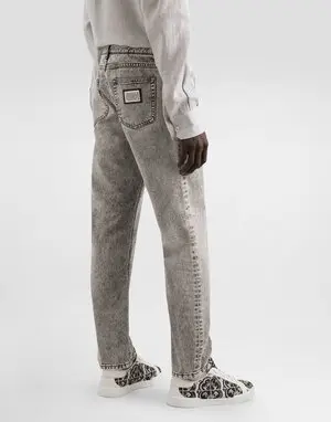 Dolce & Gabbana Regular Fit Cotton Jeans
