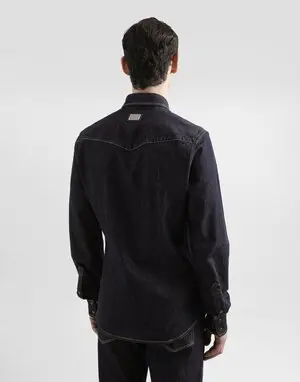 Dolce & Gabbana Stretch Denim Shirt