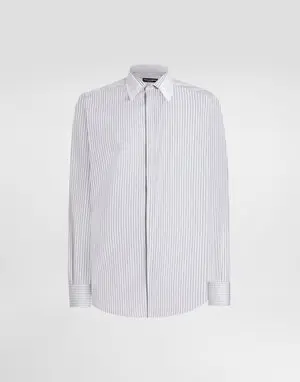 Dolce & Gabbana Striped Poplin Martini Shirt - Multicolor