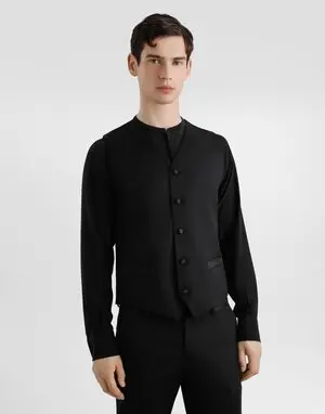Dolce & Gabbana 3-piece Double-breasted Wool Gabardine Suit