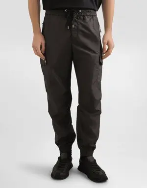 Dolce & Gabbana Nylon Canvas Cargo Trousers