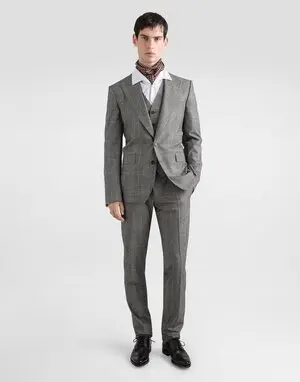 Dolce & Gabbana Single-breasted Glen Plaid Suit - Multicolor
