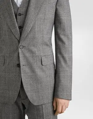 Dolce & Gabbana Single-breasted Glen Plaid Suit - Multicolor