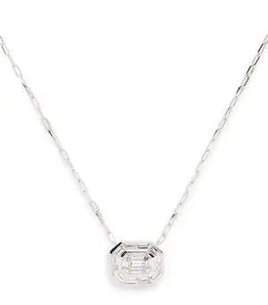 Shay Gold And Diamond Illusion Necklace - White