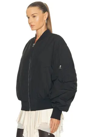 Attico Bomber Jacket - Black
