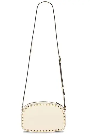 Valentino Garavani Rockstud Camera Case Bag - Light Ivory