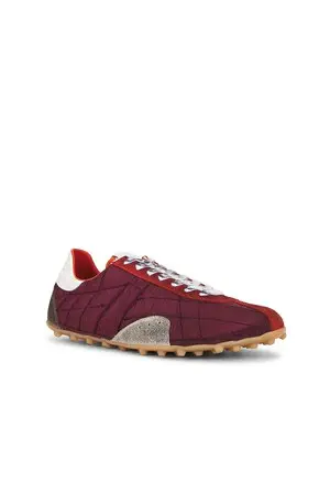 MAISON MARGIELA Sprinters Low-top Sneakers - Oxblood  White  & Grey