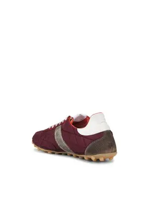 MAISON MARGIELA Sprinters Low-top Sneakers - Oxblood  White  & Grey