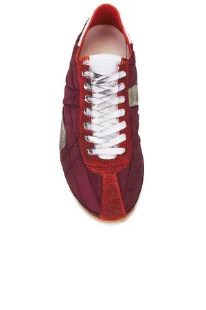 MAISON MARGIELA Sprinters Low-top Sneakers - Oxblood  White  & Grey