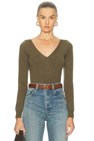 Saint Laurent V Neck Sweaters For Women