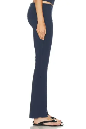 SKIMS Cotton Jersey Foldover Pant - Navy