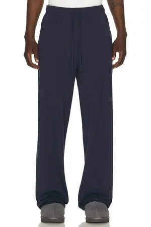 SKIMS Jersey Lounge Straight Leg Pant - Navy
