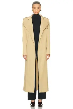Khaite Maxwell Tan Coat - Wheat