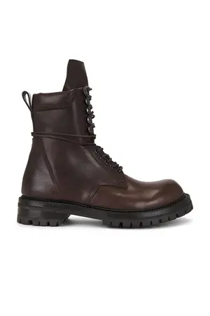 Rick Owens Lace Up Boots For Men