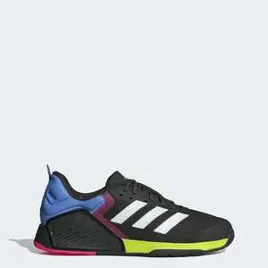Adidas Dropset 3 Training Shoes - Core Black / Cloud White / Lucid Lemon