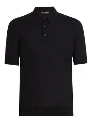 Dolce & Gabbana Short-sleeve Polo Shirt - Blue