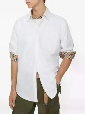 Burberry Check-pattern Cuffs Shirt