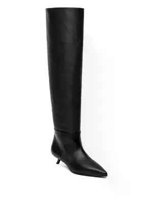 ALEVI MILANO Debby Pearl-heel Pointed-toe Boots