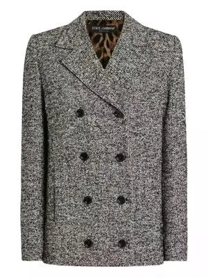 Dolce & Gabbana Double-breasted Tweed Jacket