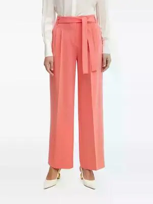 BOSS Tie-waist Straight Leg Trousers
