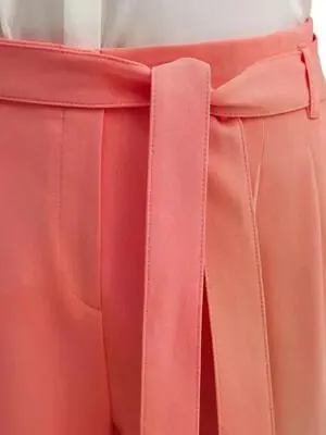 BOSS Tie-waist Straight Leg Trousers