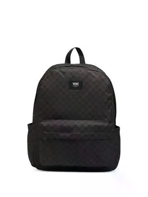 VANS Old Skool Check-pattern Backpack - Black