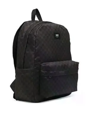 VANS Old Skool Check-pattern Backpack - Black