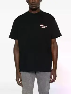 Carhartt Work In Progress Logo-print Organic Cotton T-shirt - Black