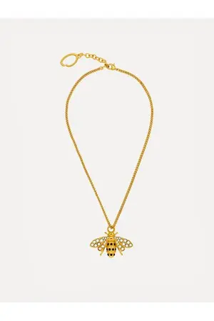 Oscar De La Renta Bee Pendant Necklace - Gold