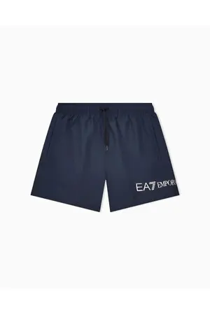 EA7 EA7 Swim Trunks With Logo Blue