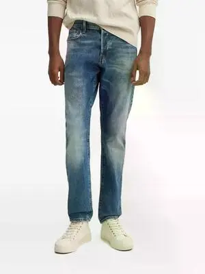 G-star Raw Faded-effect Regular Jeans
