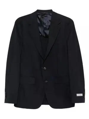 Canali Two-button Wool Blazer - Blue