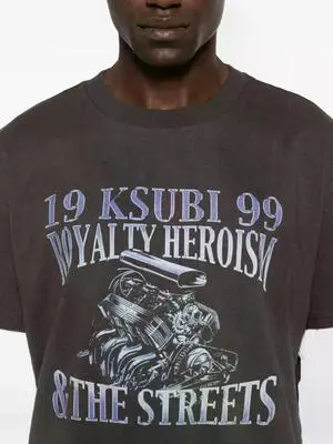 Ksubi Engine-print Long-sleeve T-shirt