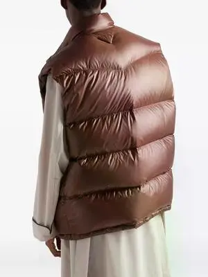 Prada Quilted Stand-up Collar Gilet