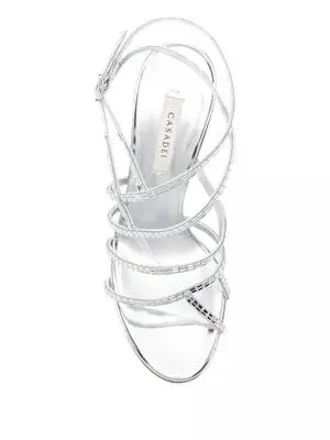Casadei 80mm Starsway Cage Crystal-embellished Stiletto Pumps
