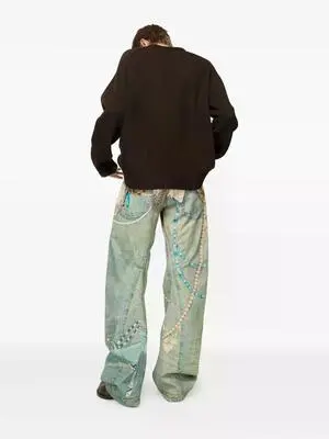 Acne Studios V-neck Embroidered Sweater