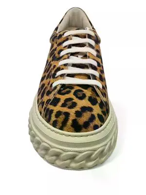 Casadei Malesia Off Road Leopard-print Sneakers