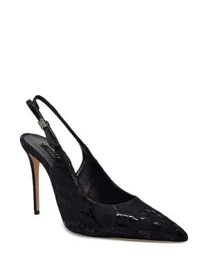 Casadei Lace Slingback Pumps