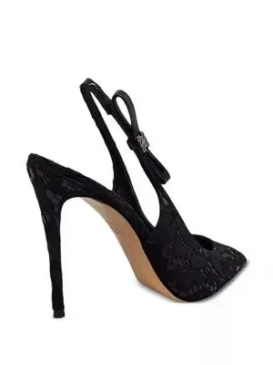 Casadei Lace Slingback Pumps