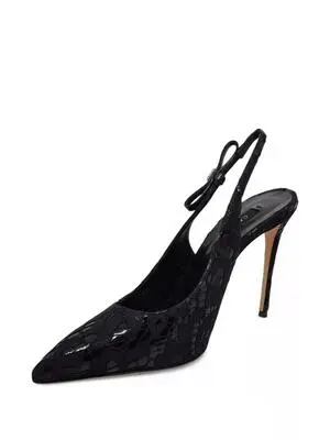 Casadei Lace Slingback Pumps