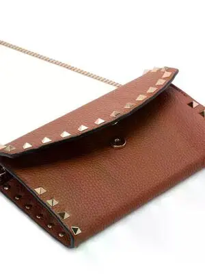 Valentino Garavani Rockstud Leather Chain Shoulder Bag