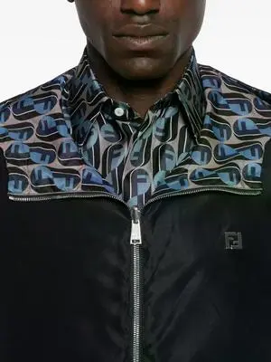 Fendi Logo-plaque Hooded Jacket