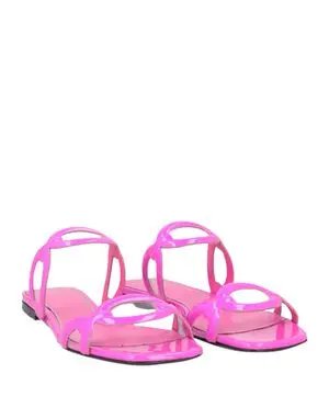 Valentino Garavani Leather And Plastic Sandals