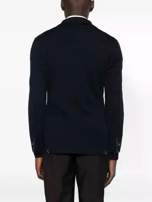 Eleventy Two-button Patch-pocket Blazer - Blue