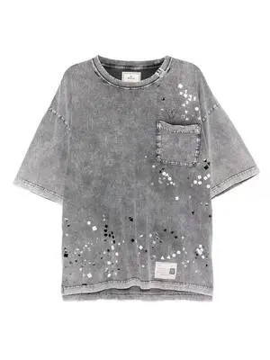 Mihara Yasuhiro Geometric-embellished T-shirt