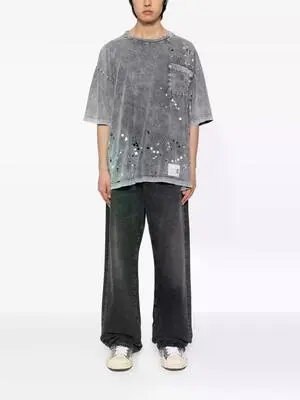 Mihara Yasuhiro Geometric-embellished T-shirt