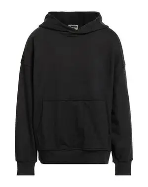 A PAPER KID Hooded Cotton Sweatshirt - Black