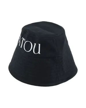 Patou Cotton Gabardine Bucket Hat - Black