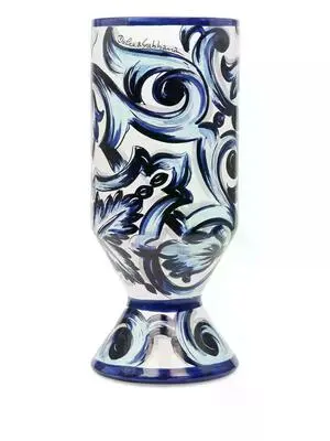Dolce & Gabbana Large Outdoor Ceramic Vase - Blue